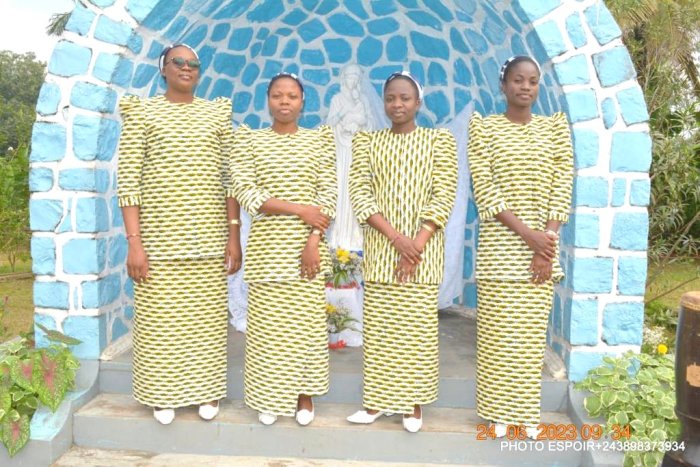 Professions and clothing ceremony in the Democratic Republic of Congo ...